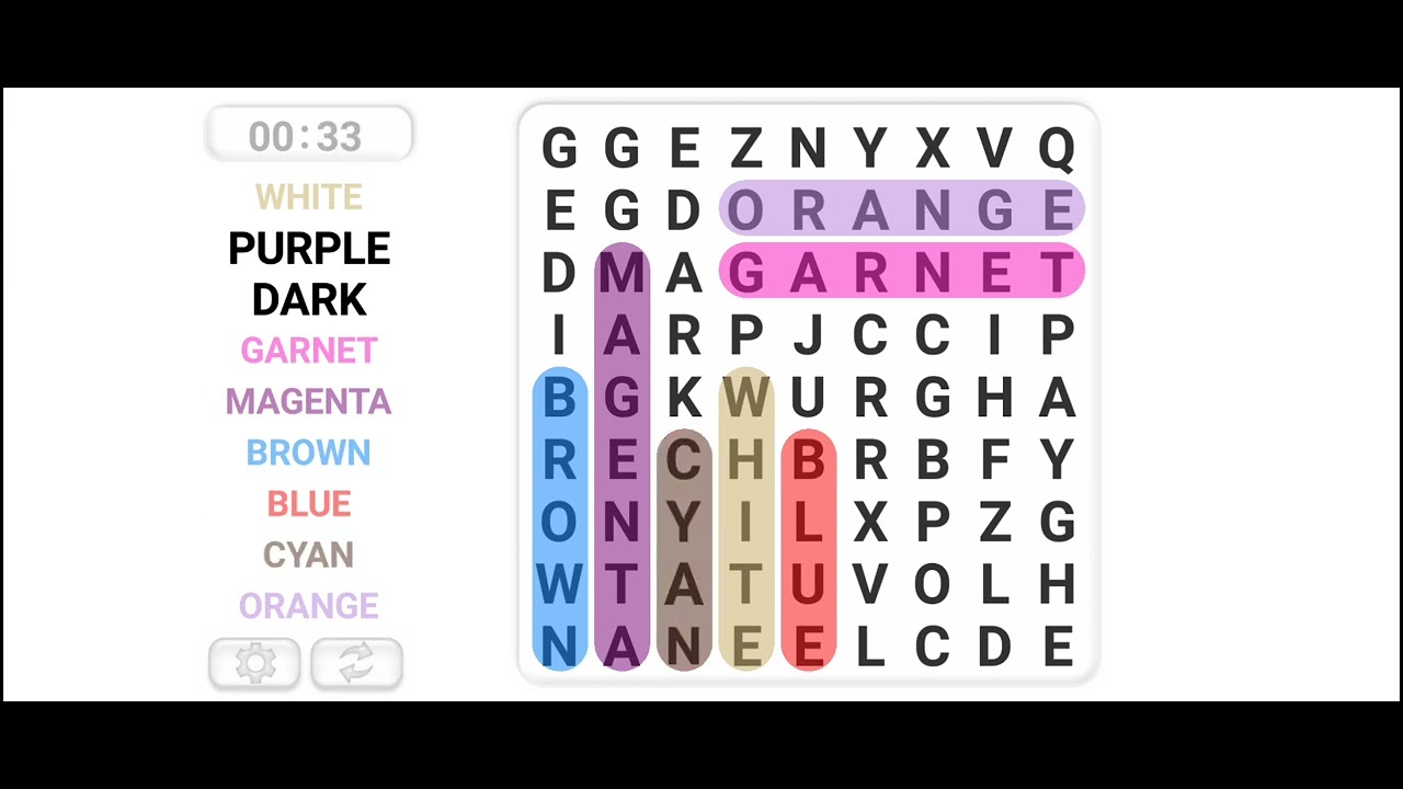 Word Search Game - My First word search game - YouTube