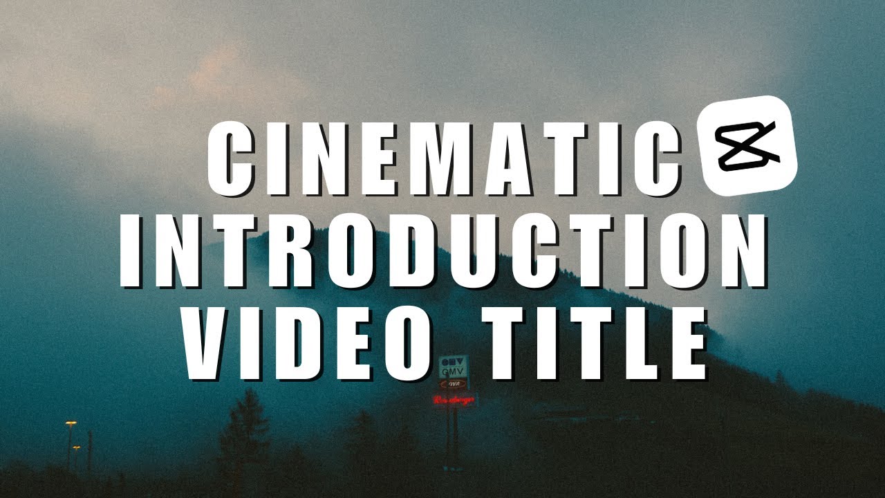 How You Can Create This Easy Cinematic Introduction Video Title On ...