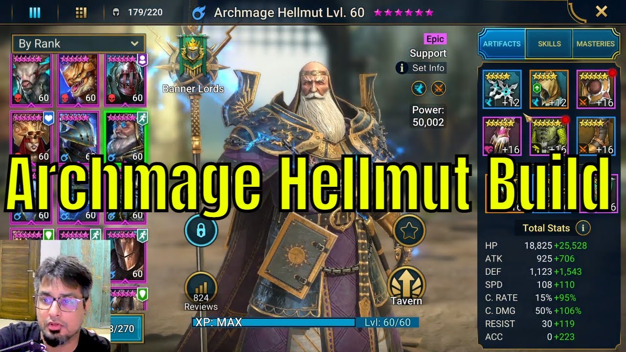 Free Champion - Archmage Hellmut Build Use - Raid Shadow Legends (Hindi) - YouTube