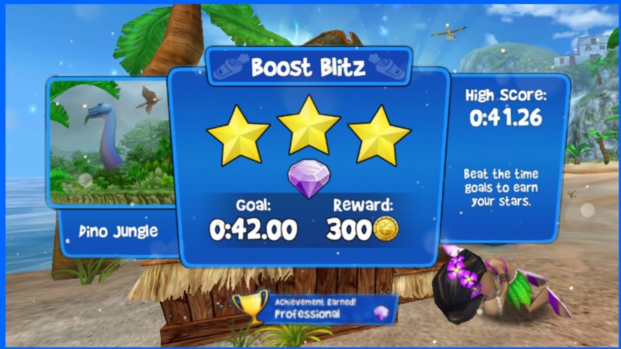 Boost blitz Dino jungle - BB racing - YouTube