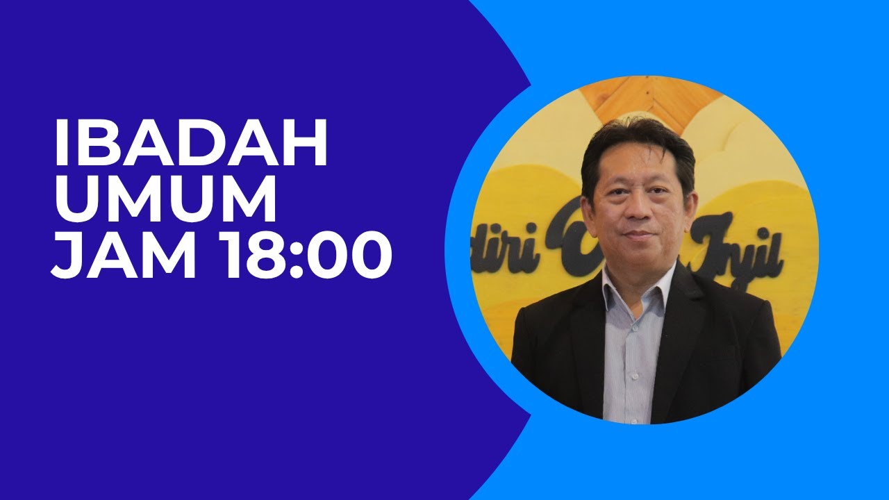 Ibadah Raya Jam 18:00 3 Agustus 2025 | Pdt.Jemmy Lexi Rondonuwu | Allah ...