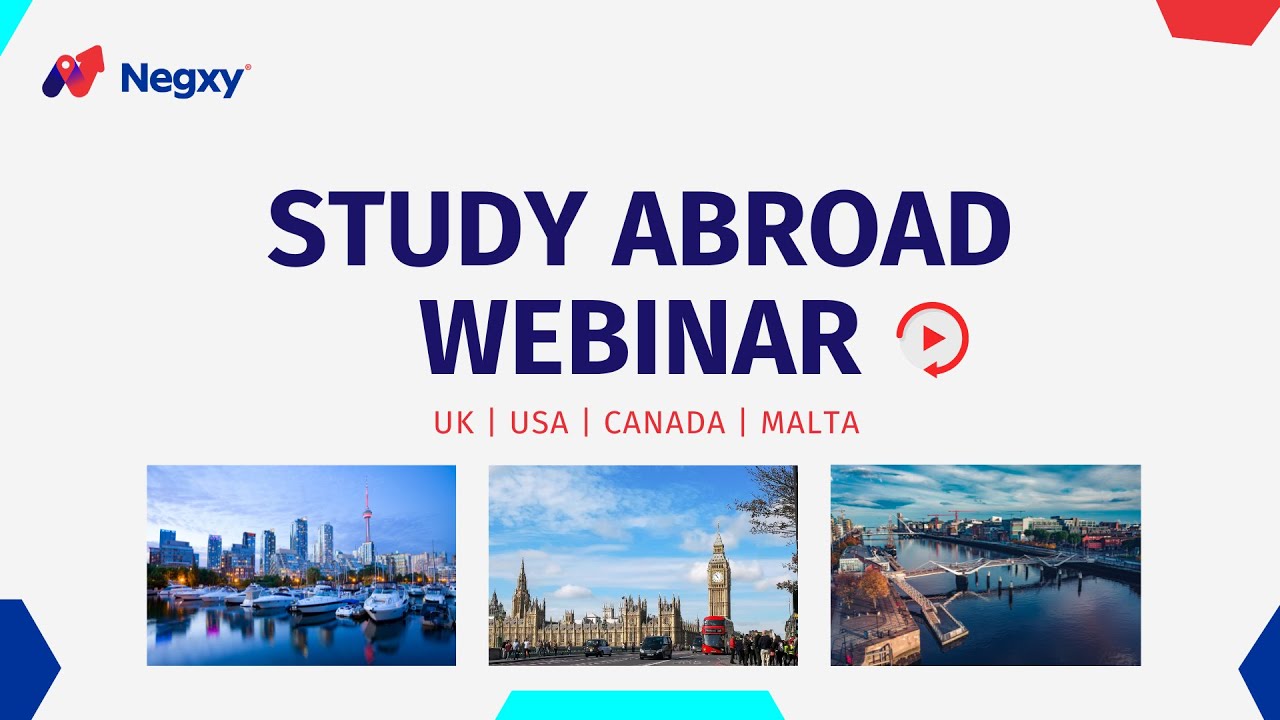 STUDY ABROAD WEBINAR - UK | USA | CANADA | MALTA - YouTube
