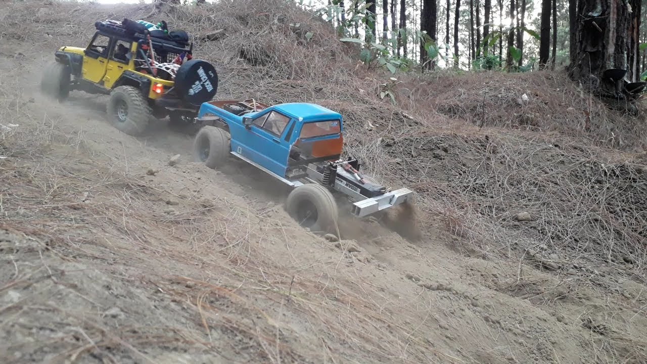 RC Adventure axial scx10 custom body jeep comanche, axial scx II body ...