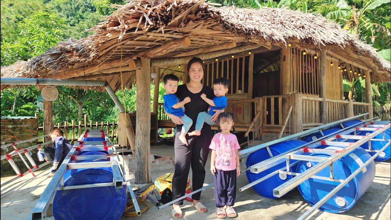Single Mother - Starting a Free Life by Building a Fish Farm | Ly tieu ...