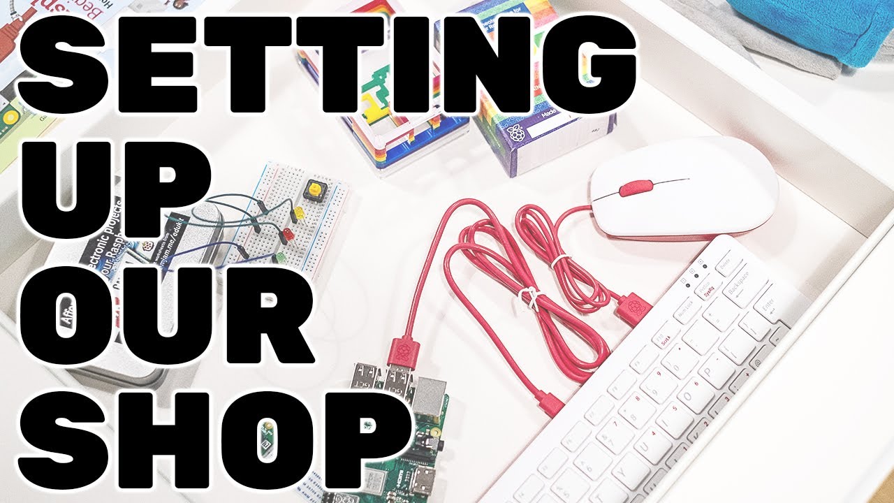 Setting up the Raspberry Pi Shop, Cambridge - YouTube