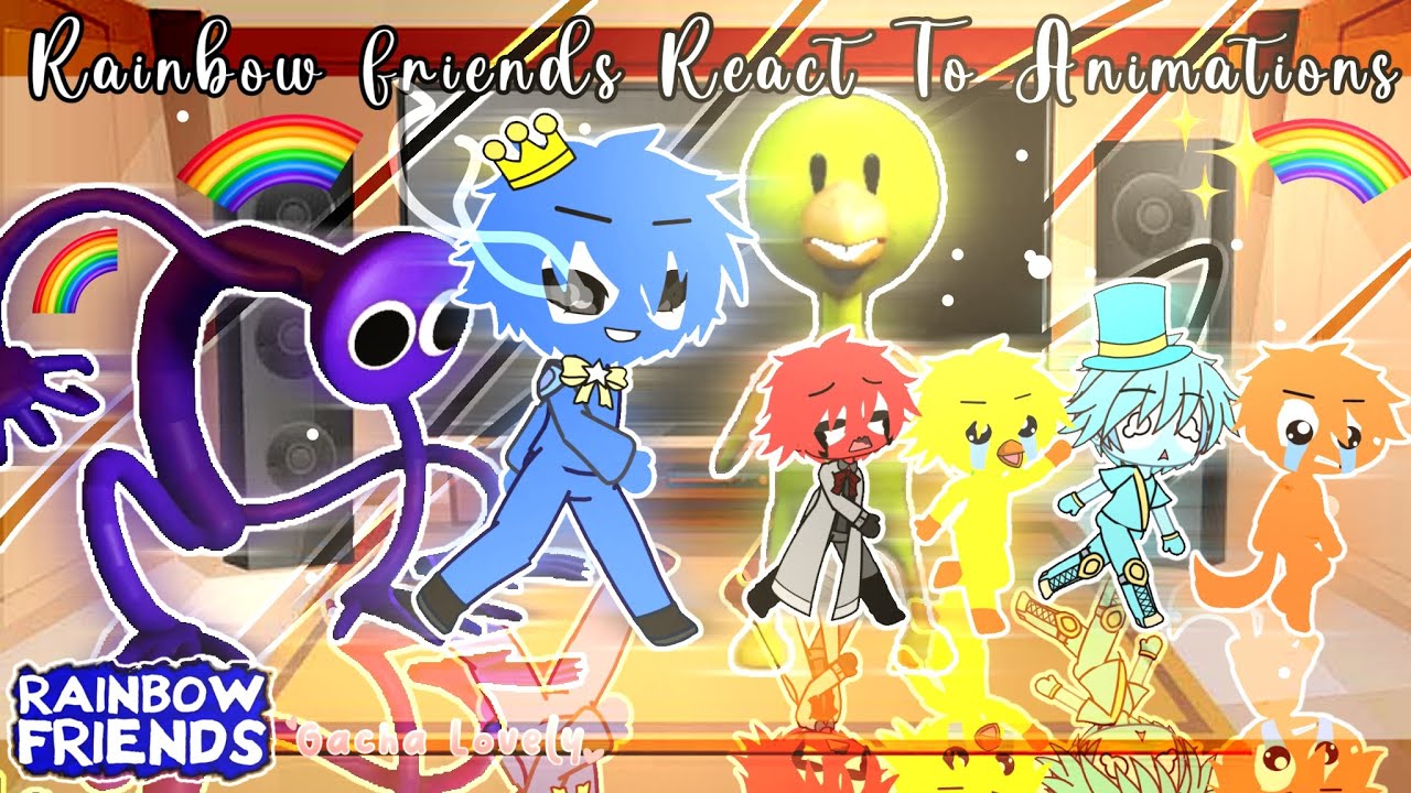 🌈 🌟Rainbow Friends React To Rainbow Funny Animations| 💕🌈🌟 ⚡️🔥 part 24 ...