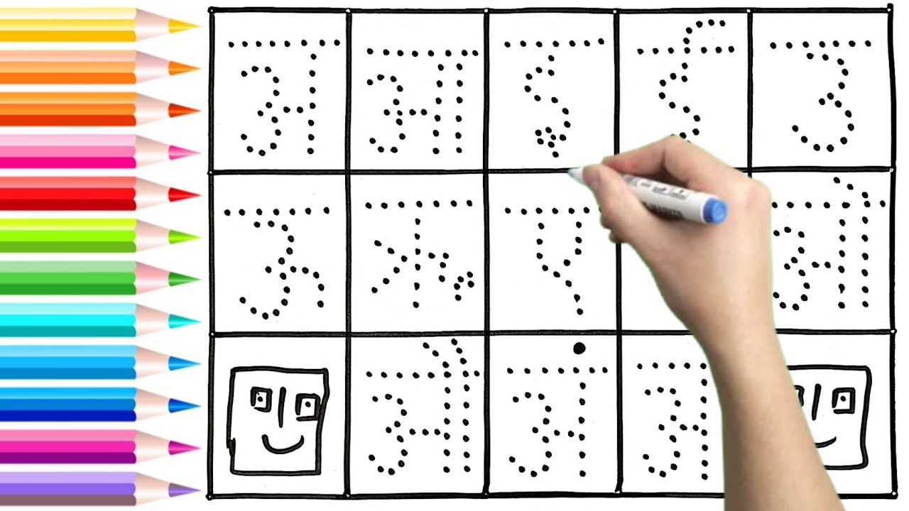 A se anar, aa se aam hindi swar colorful drawing, kids learning hindi ...