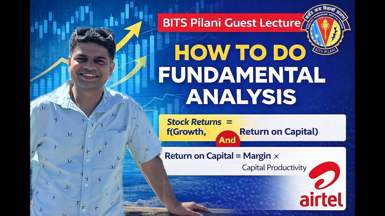 BITS Pilani Guest Lecture | How to master FUNDAMENTAL analysis ...