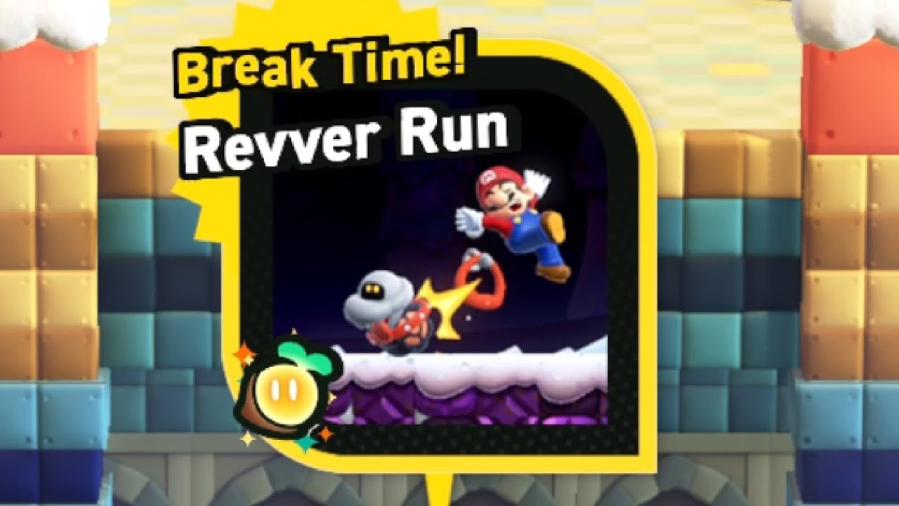 Revver Run 100% All Coins and Wonder Seeds Super Mario Bros Wonder ...