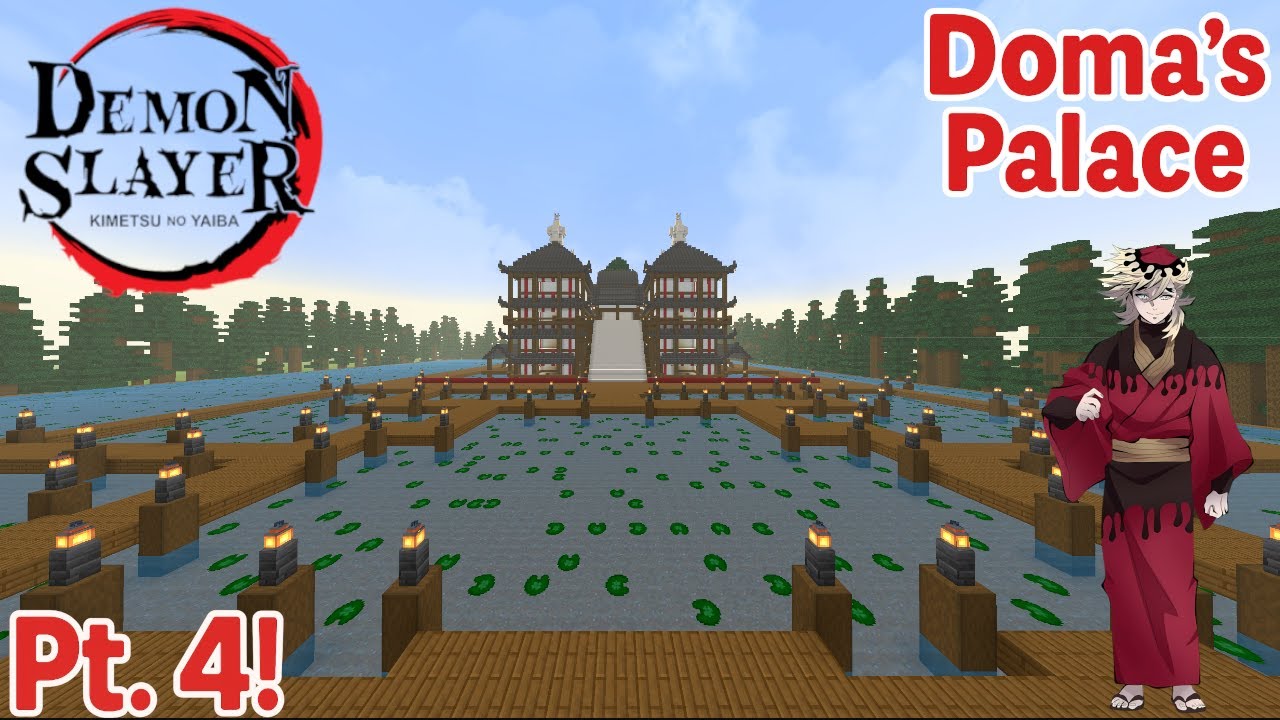 How to Build Doma's Palace From Demon Slayer in Minecraft! Pt: 4! - YouTube
