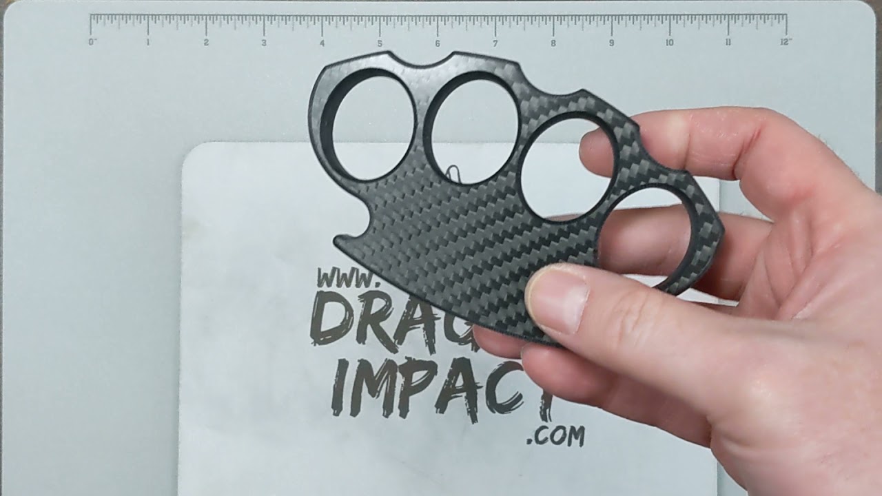 Gnuckle Ultimate G10 Plastic Knuckle Duster - YouTube