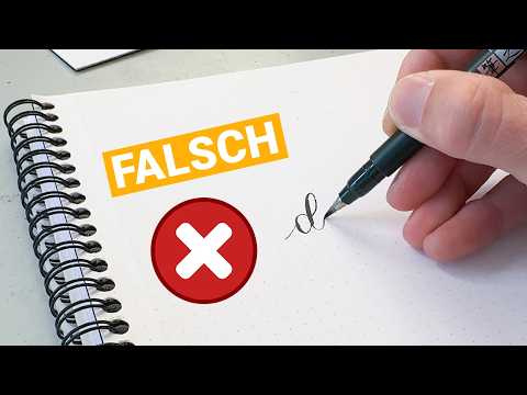 10 Kalligrafie-Tricks für sofort besseres Schriftbild!