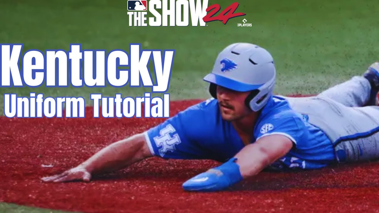 KENTUCKY Uniform Tutorial In MLB The Show 24! - YouTube
