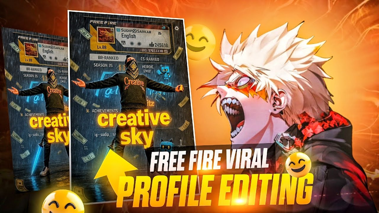 FREE FIRE Profile Trend Edits🔥 Trending Free Fire Profile Photo Editing ...
