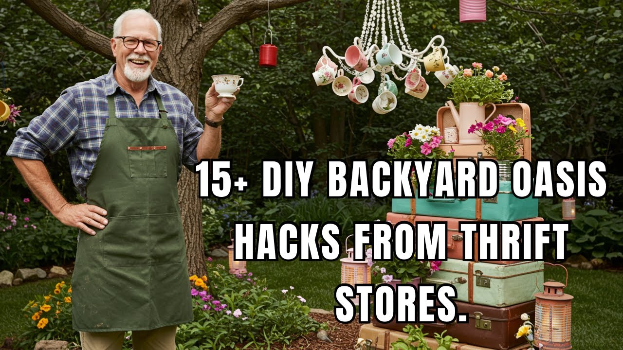 15+ Stunning DIY Backyard Oasis Hacks: Thrift Stores Finds That You ...