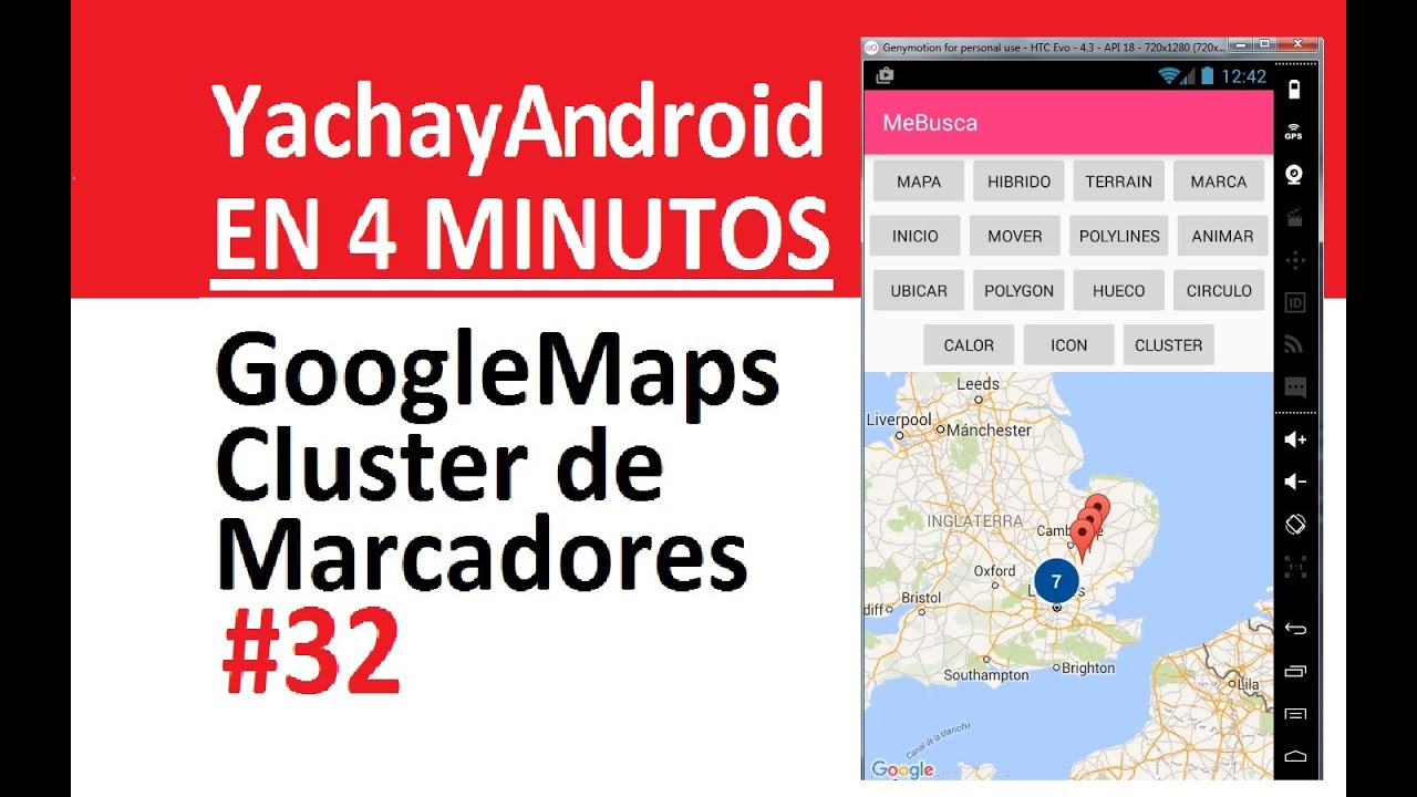32. Google Maps - Cluster de marcadores - YouTube