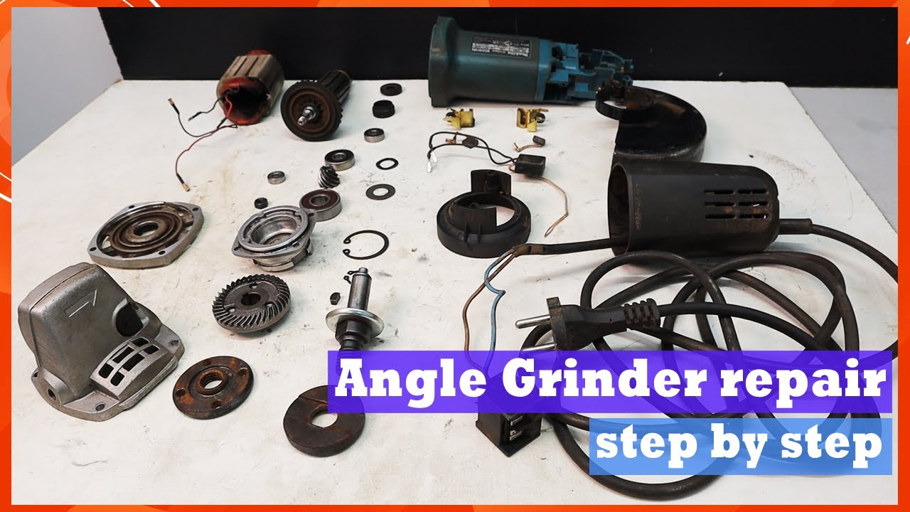Angle Grinder Repairing | Full Repair Guide - YouTube
