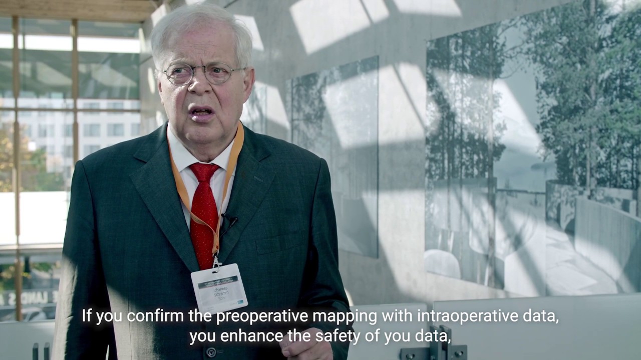 Professor Emeritus Johannes Schramm on combining pre-operative mapping ...