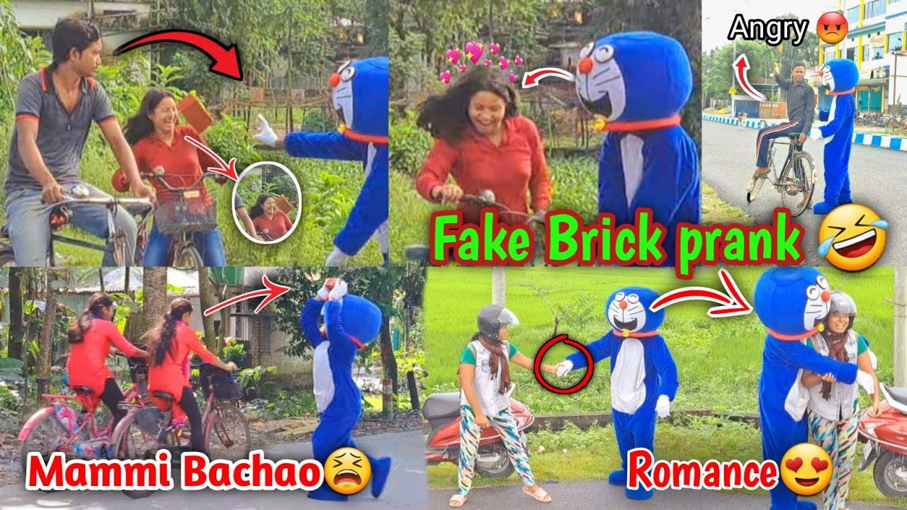 Doremon Teddy Fake Brick Prank 🤣ll Prank Gone Wrong ll Dpg Teddy - YouTube