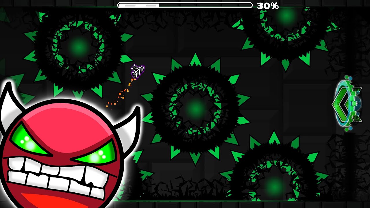 Forest Temple Geometry Dash by Michigun - YouTube