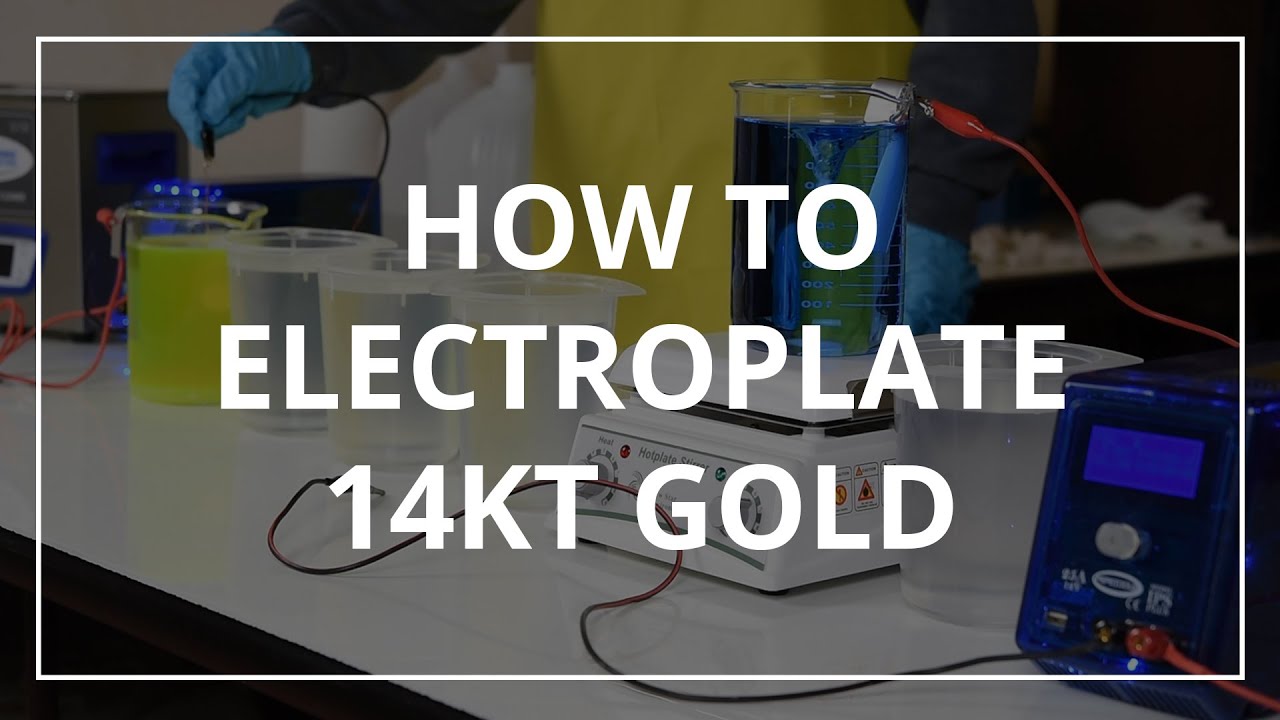 How to Electroplate 14 Karat Gold - YouTube