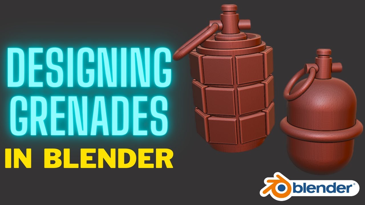 Designing Sci-Fi Grenades in Blender - YouTube