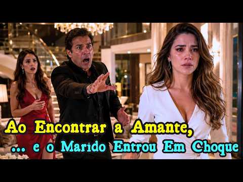 ao encontrar a amante, a esposa decidiu partir... e o marido entrou em choque