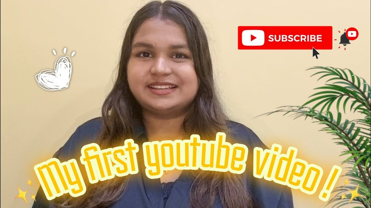 My first youtube video || intro video 😊 ️ - YouTube