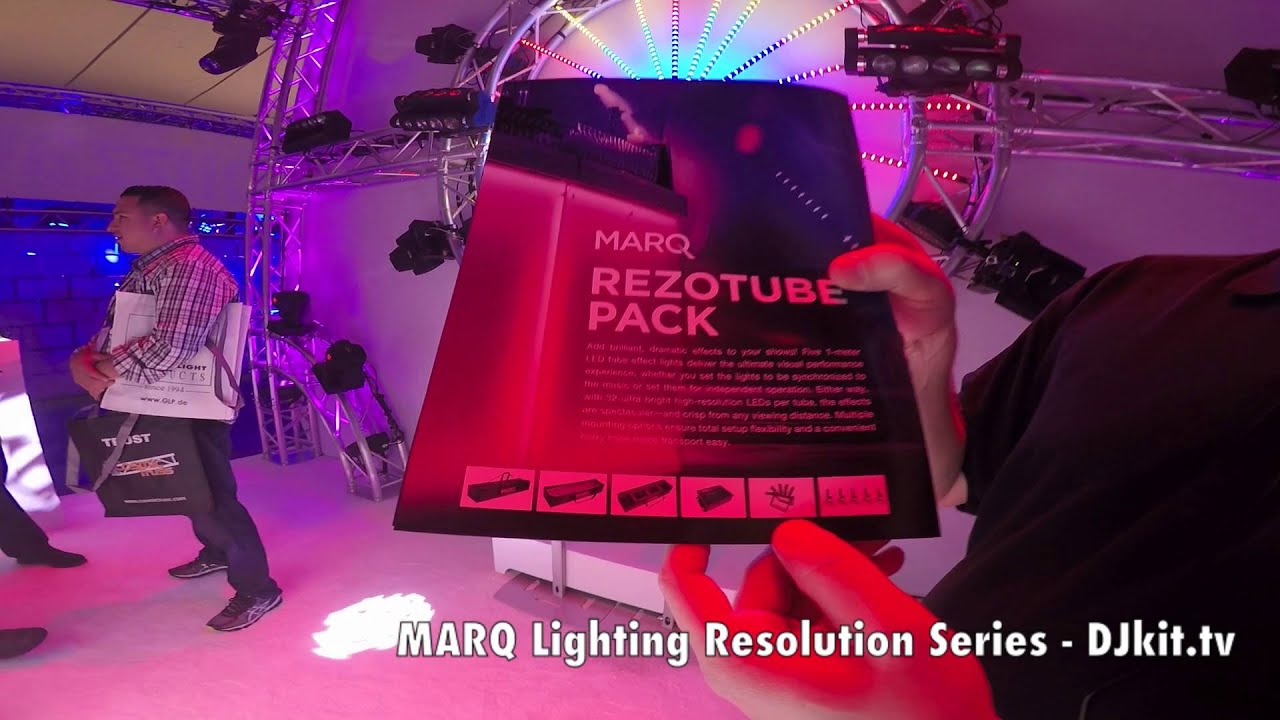 Marq Lighting Resolution Series at Namm 2016 - DJkit.tv - YouTube