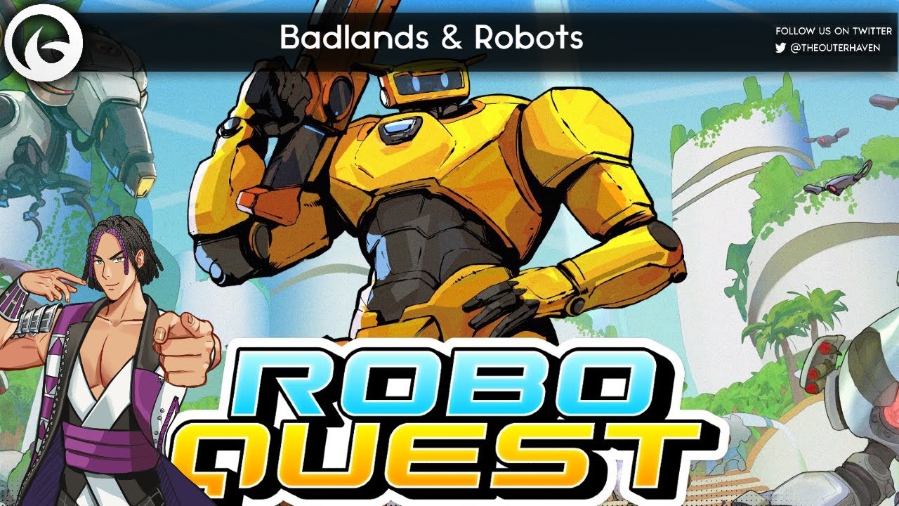 Badlands & Robots - GetSelious Plays Roboquest - YouTube