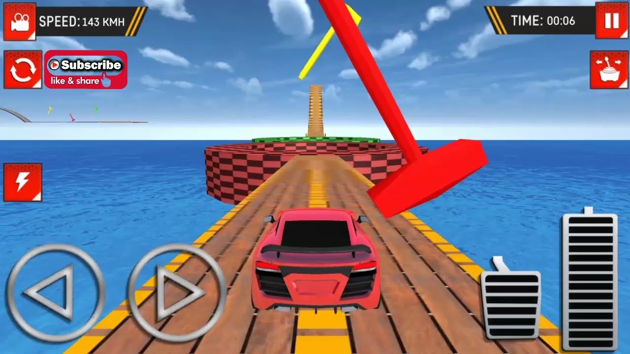 Crazy Car Driving master Stunts impossible simulator iOS android ...