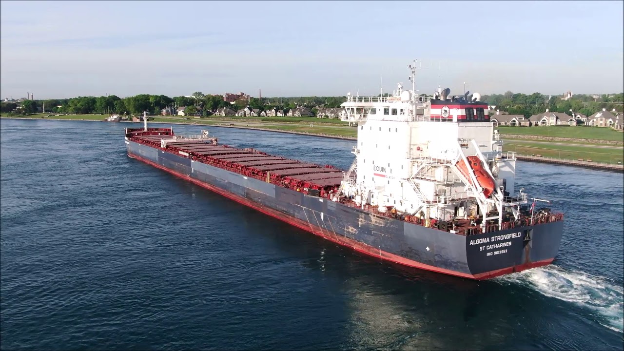 ALGOMA STRONGFIELD - Downbound Port Huron, Michigan 6-4-2020 - YouTube