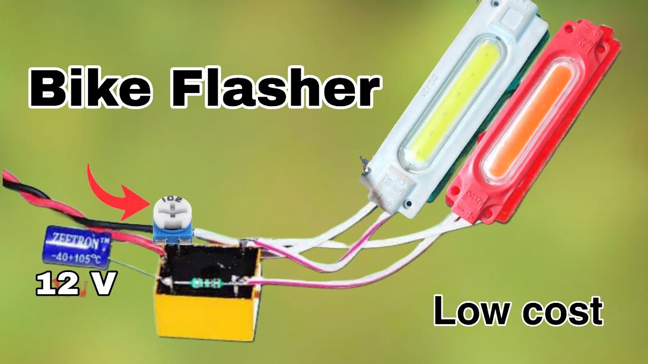 Diy Flasher relay lights #diy #electronic #emergency #projectV #cops ...