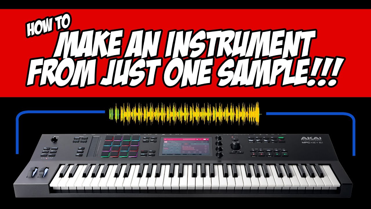 MPC Tutorial - How to Make One Sample Play Across All Keys - YouTube