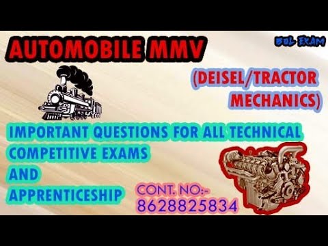 Mmv diesel mechanic apprenticeship most important questions video no ...