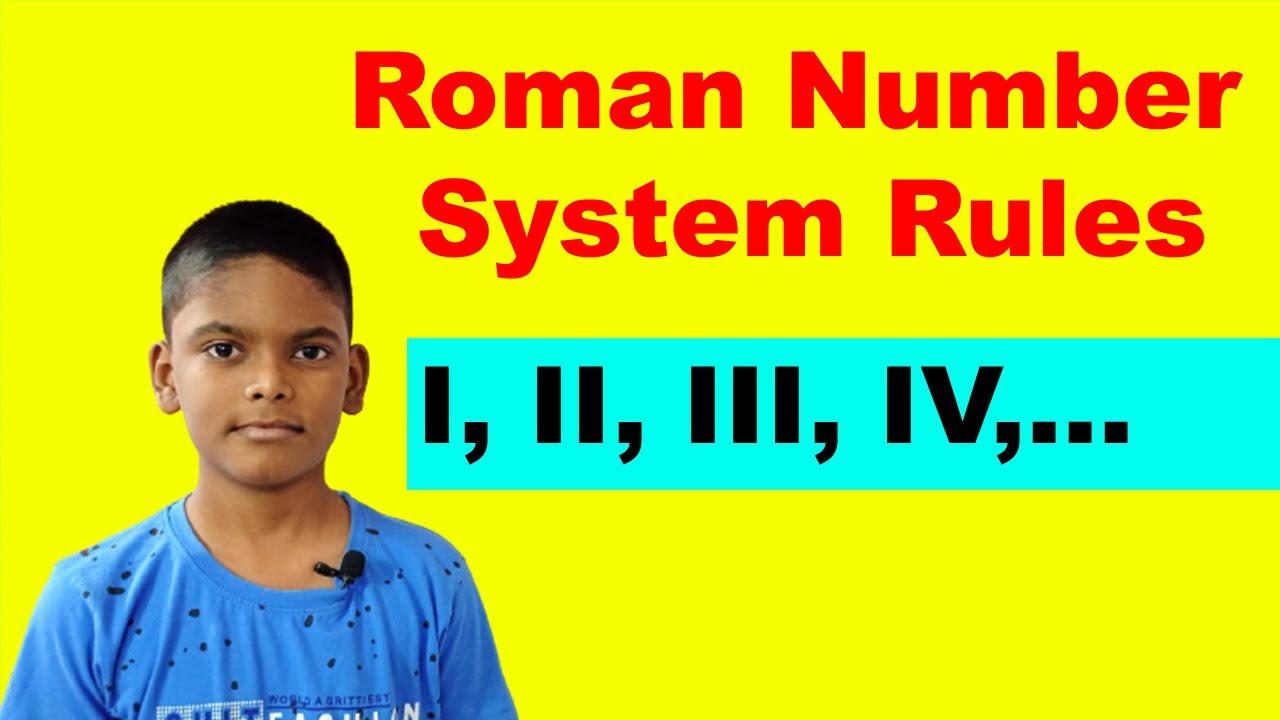Roman Number System Rules| Maths Concept For Kids | Maths Grade 5 - YouTube