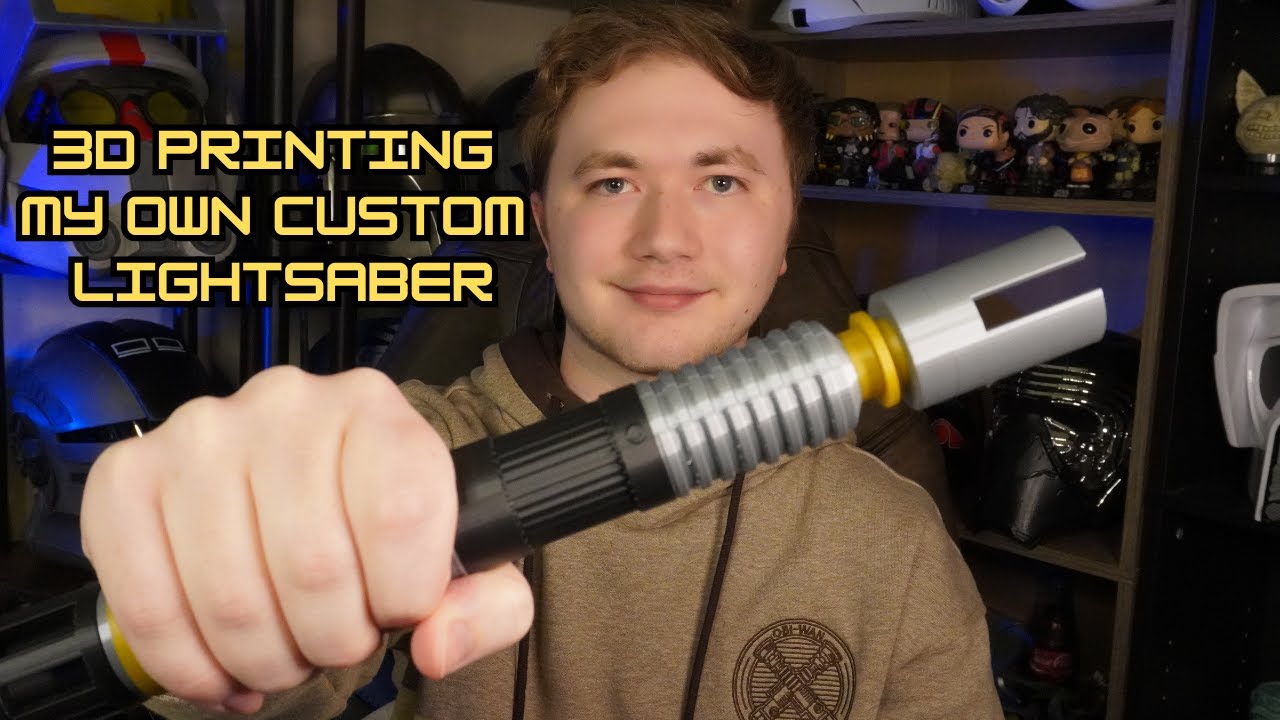 Making My Own Custom Lightsaber with 3D Printing! - YouTube