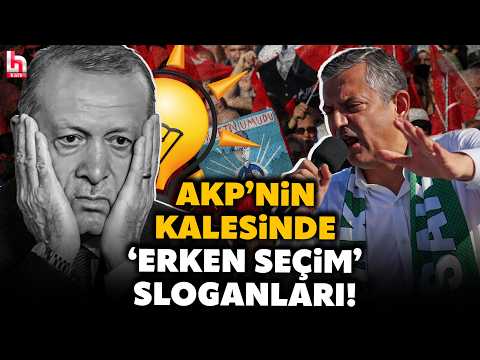 Özgür Özel 'Hazırız' dedi; AKP'nin kalesi Sakarya'da 'Erken seçim' sloganları meydanı yıktı geçti!