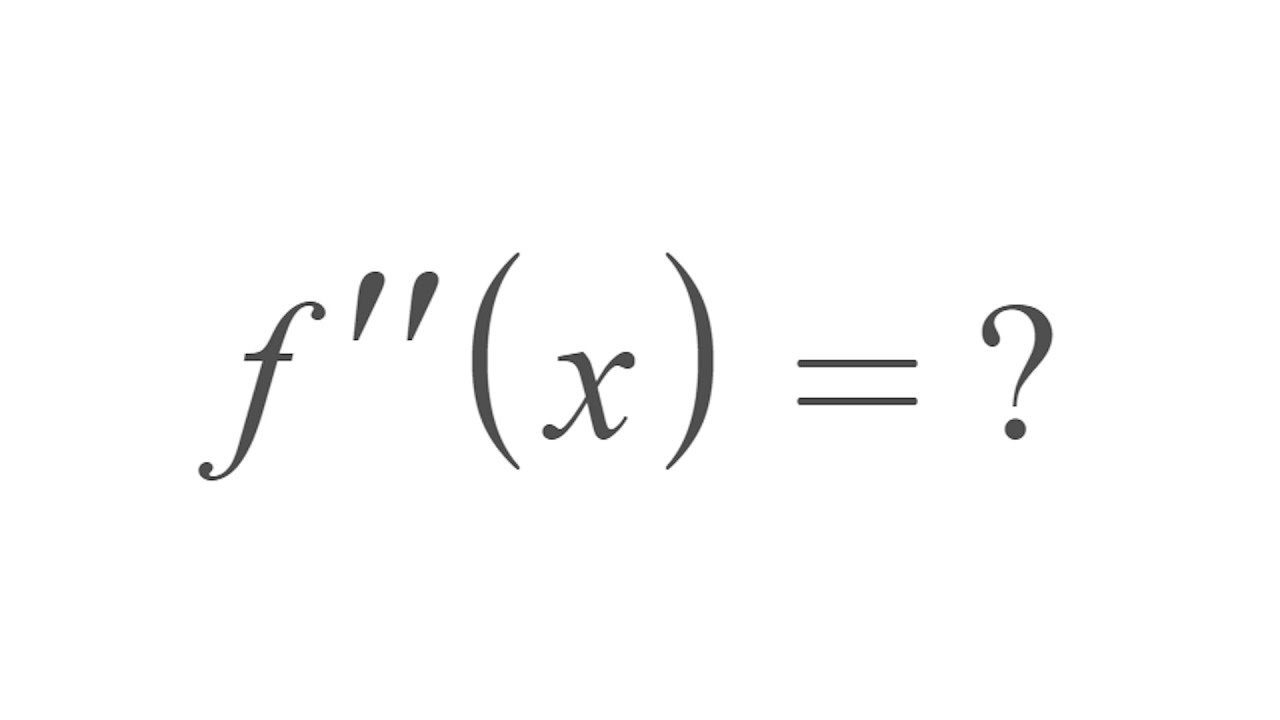 Den andrederiverte | Matematikk R1 - YouTube