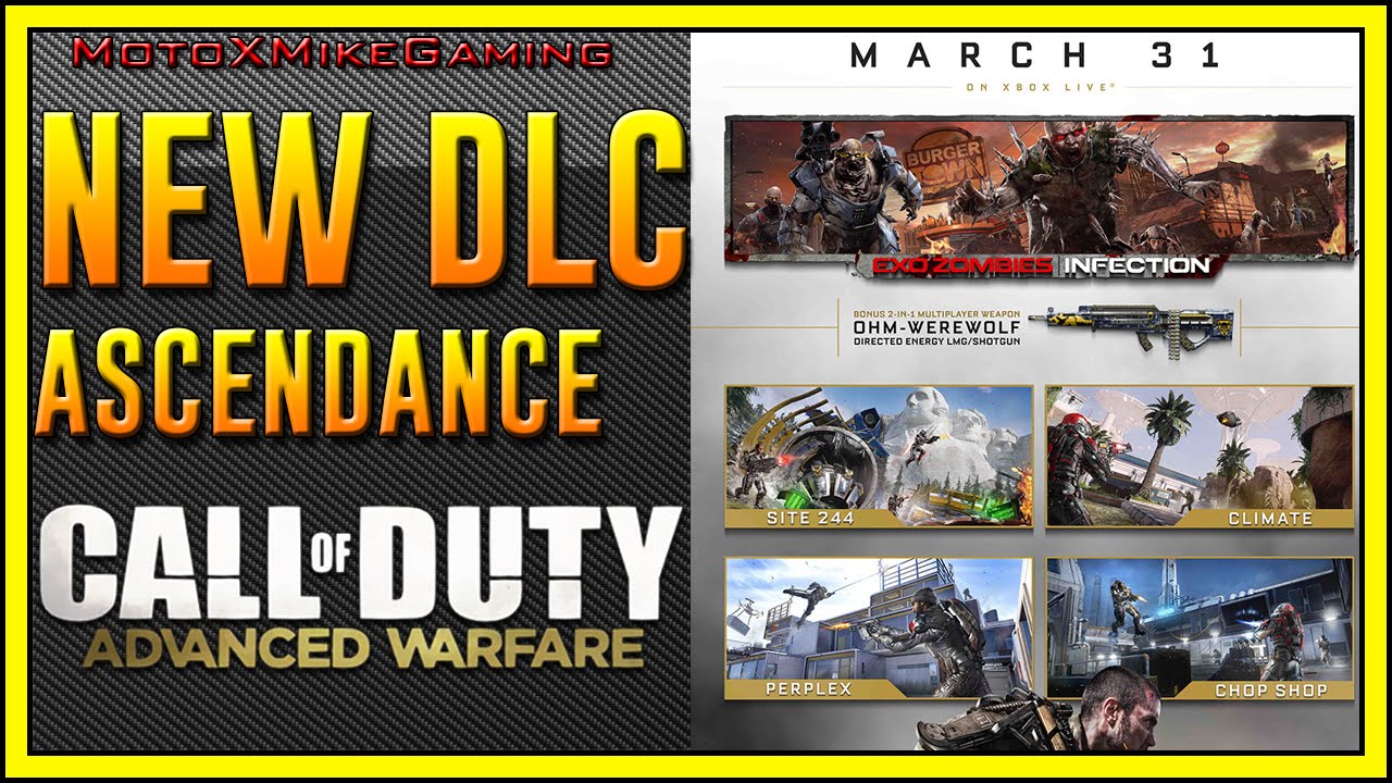 ASCENDANCE DLC 2 Maps - Exo Zombies Infection - New Gun Ohm - Call of ...