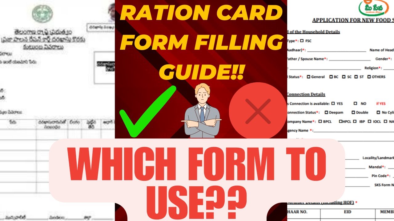 How to fill Ration Card Application Form??|Which form to use?? # ...