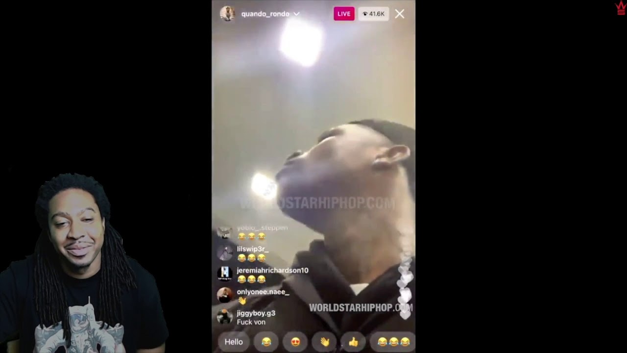 Quando Rondo Goes Live On IG After His Show Gets Canceled (REACTION ...