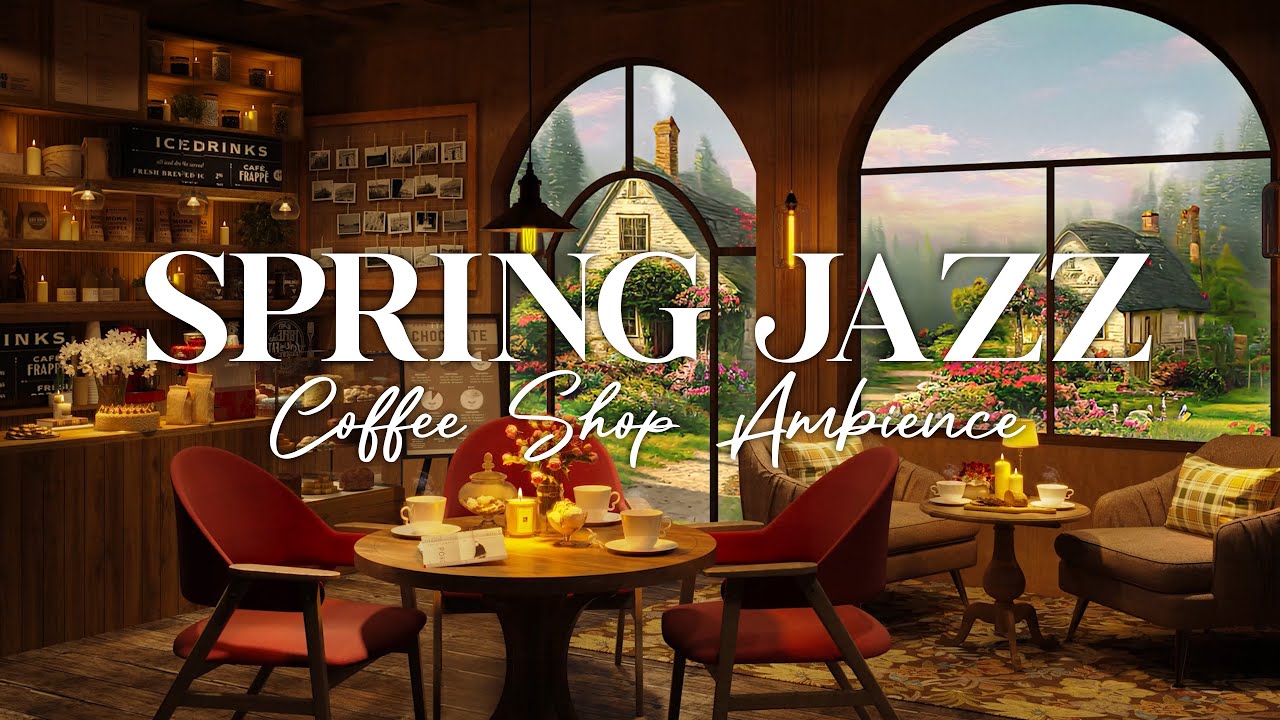Spring Jazz Music - Unwind with Piano Jazz & Coffee Shop Ambience ...