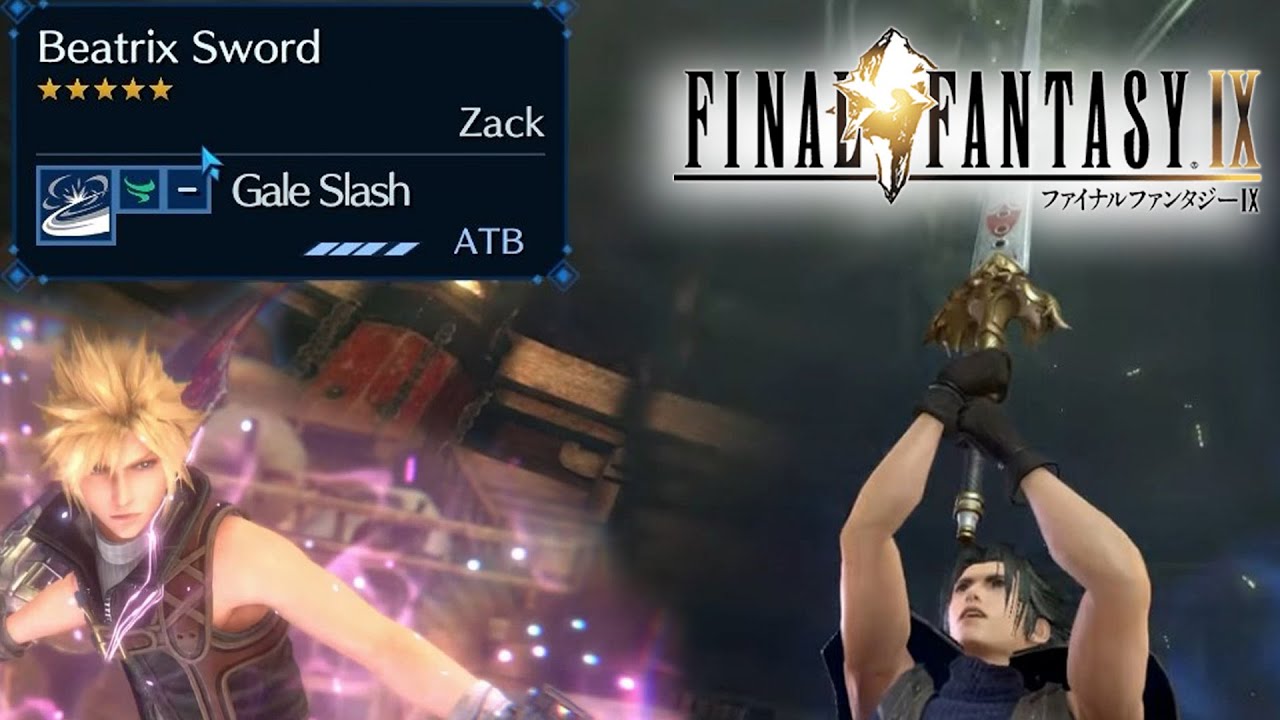 FF9 Crossover is back, New Beatrix Sword Draws [FF7: Ever Crisis] - YouTube