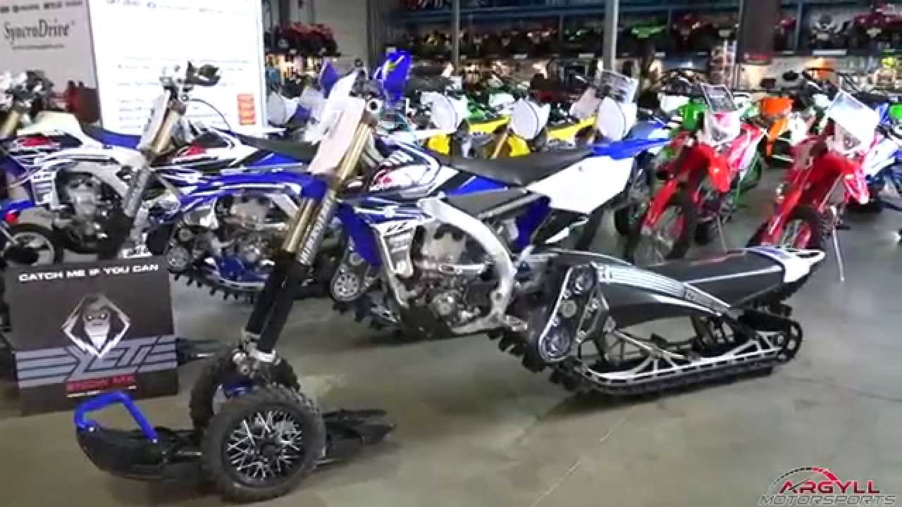 Yamaha YZ450F with 129 Yeti Snow MX - YouTube