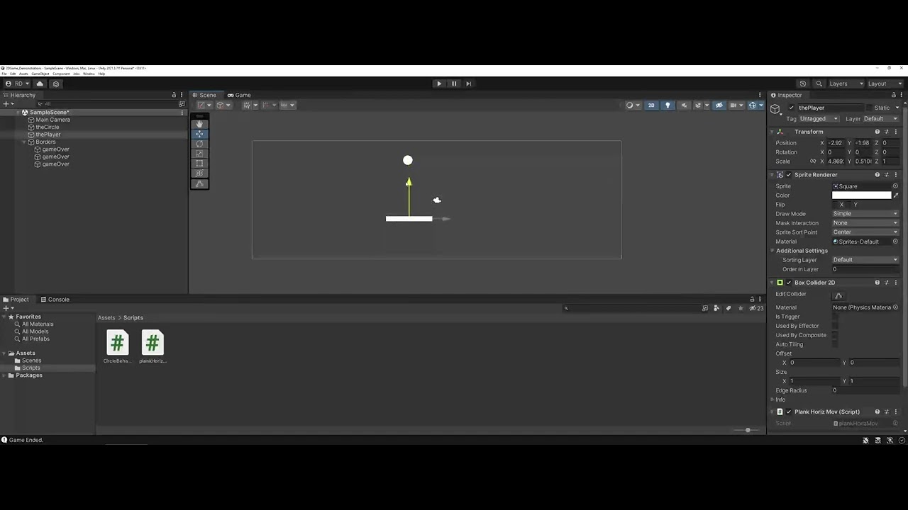 Unity 2D - Basic Movement and Rotation Overview - YouTube