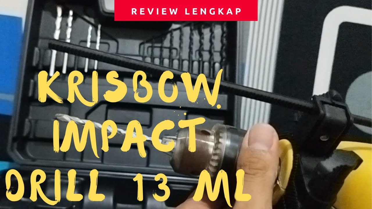 Bor Listrik Krisbow Impact Drill 13MM Review Dan Cara Penggunaan - YouTube
