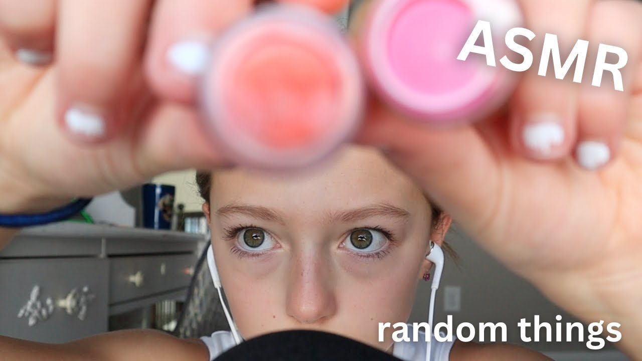 ASMR with random things, soft spoken whispers for sleep - YouTube
