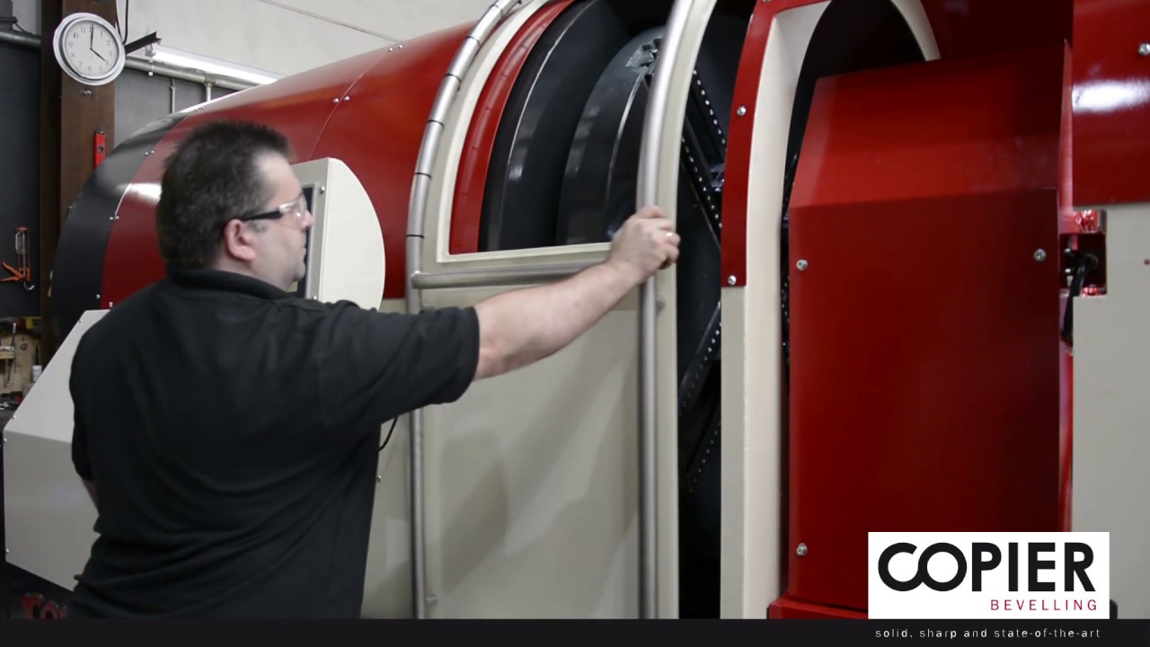 Beaver 48 S AUT - pipe beveling machine - Copier bevelmachines - YouTube