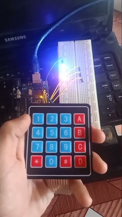 Keypad Control 3 LEDs with Arduino - YouTube